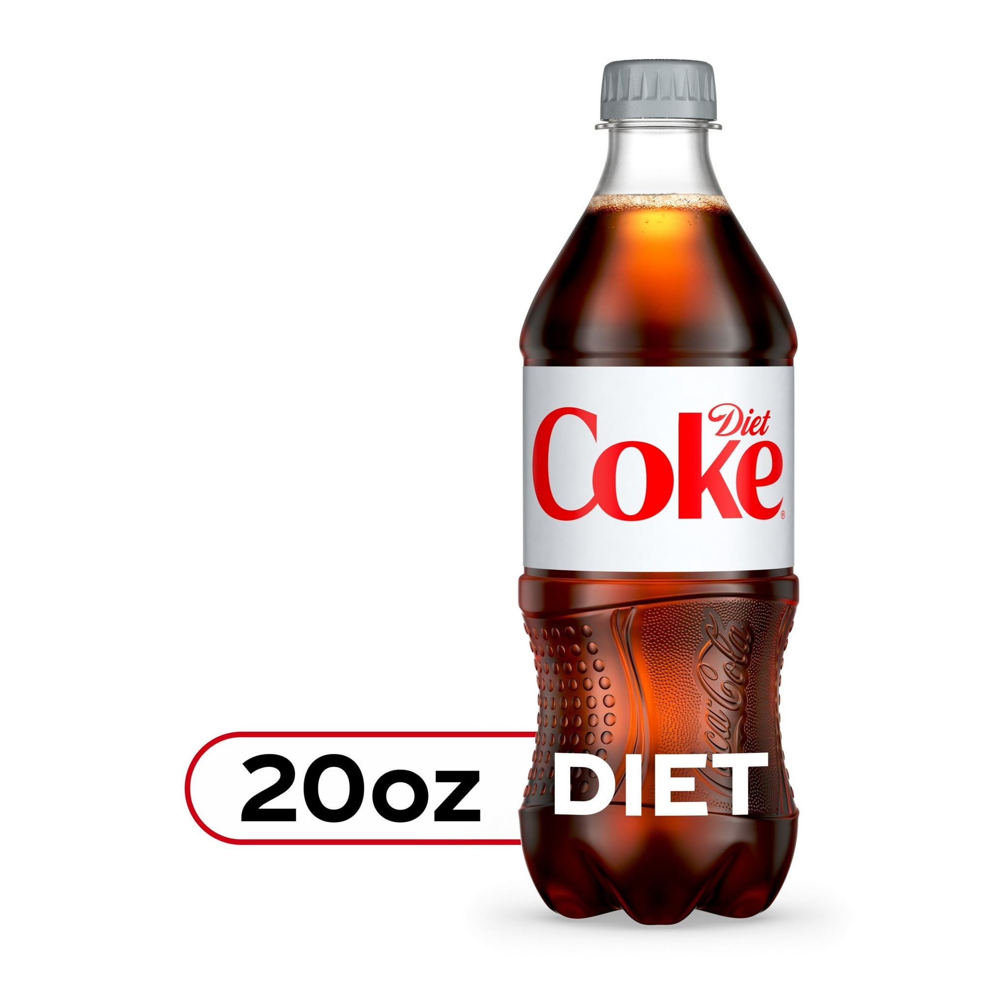 Coca-Cola Diet Coke, 20 fl oz Bottle Pack of 6, Sugar-Free, No Calories ...