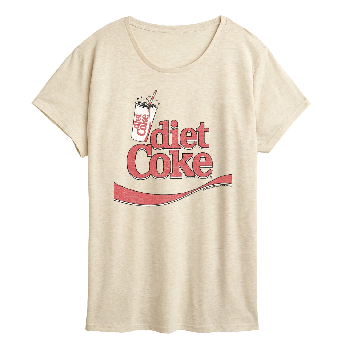 Diet Coke - Drink Diet Coke - Ladies Short Sleeve Graphic T-Shirt ...