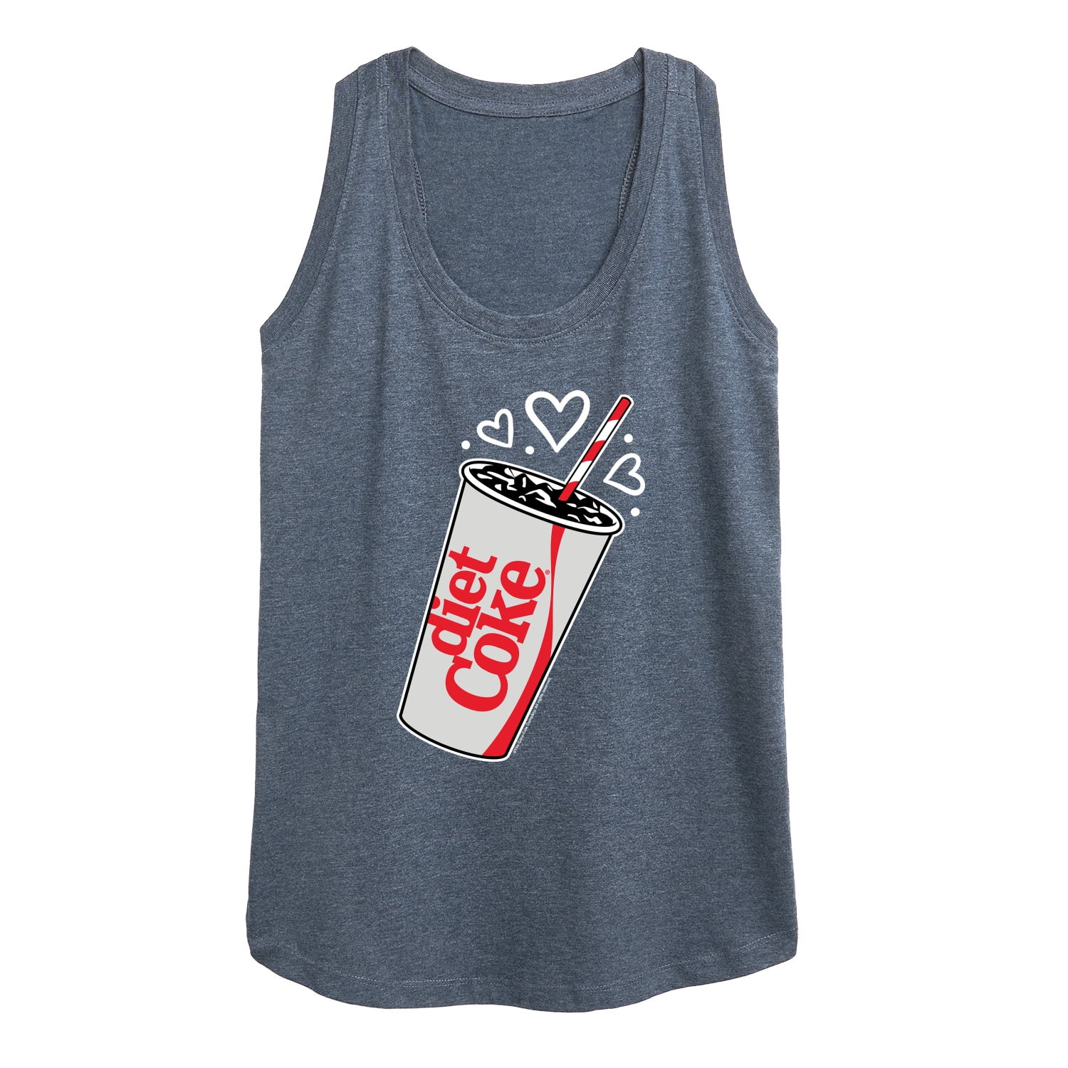 Diet Coke - Heart Bubbles - Women's Racerback Tank Top - Walmart.com