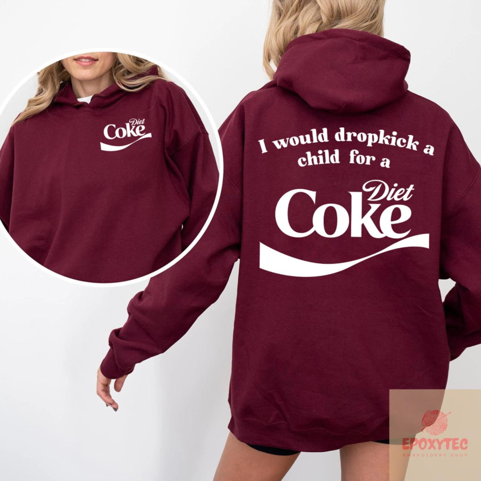 Diet Coke Hoodie, I Would DK A Child For A Diet Coke Hoodie - Walmart.com