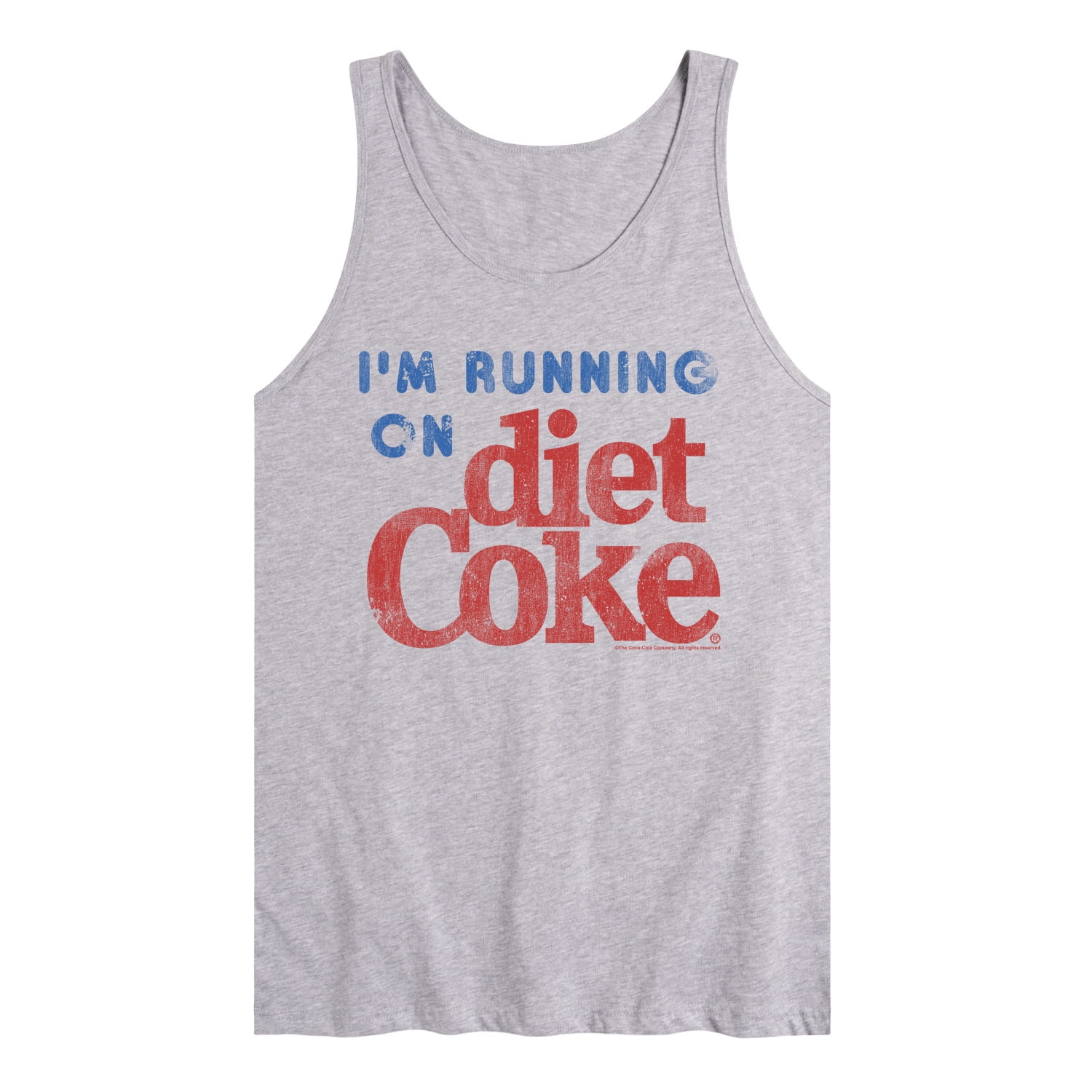 Diet Coke - I'm Running on Diet Coke - Men's Sleeveless Graphic Tank ...