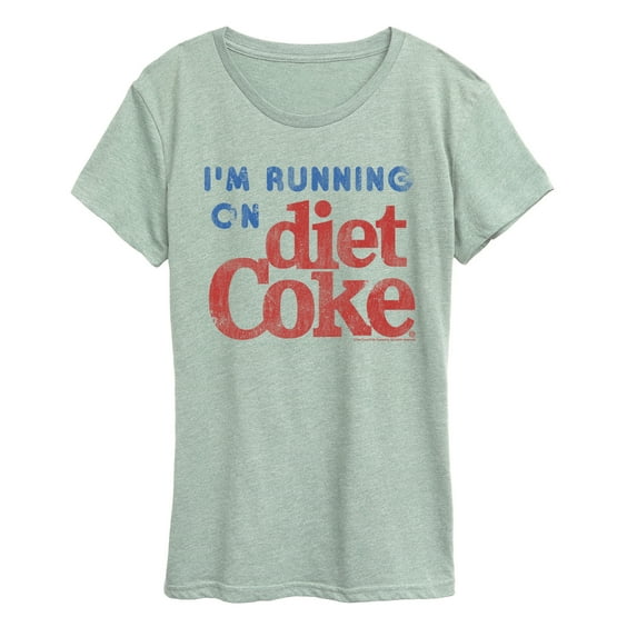 Diet Coke - I'm Running on Diet Coke - Women's Short Sleeve Graphic T ...