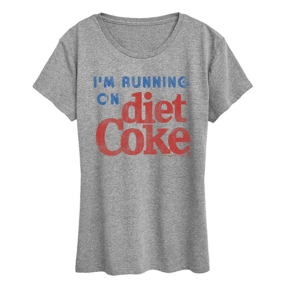 Diet Coke - I'm Running on Diet Coke - Women's Short Sleeve Graphic T ...