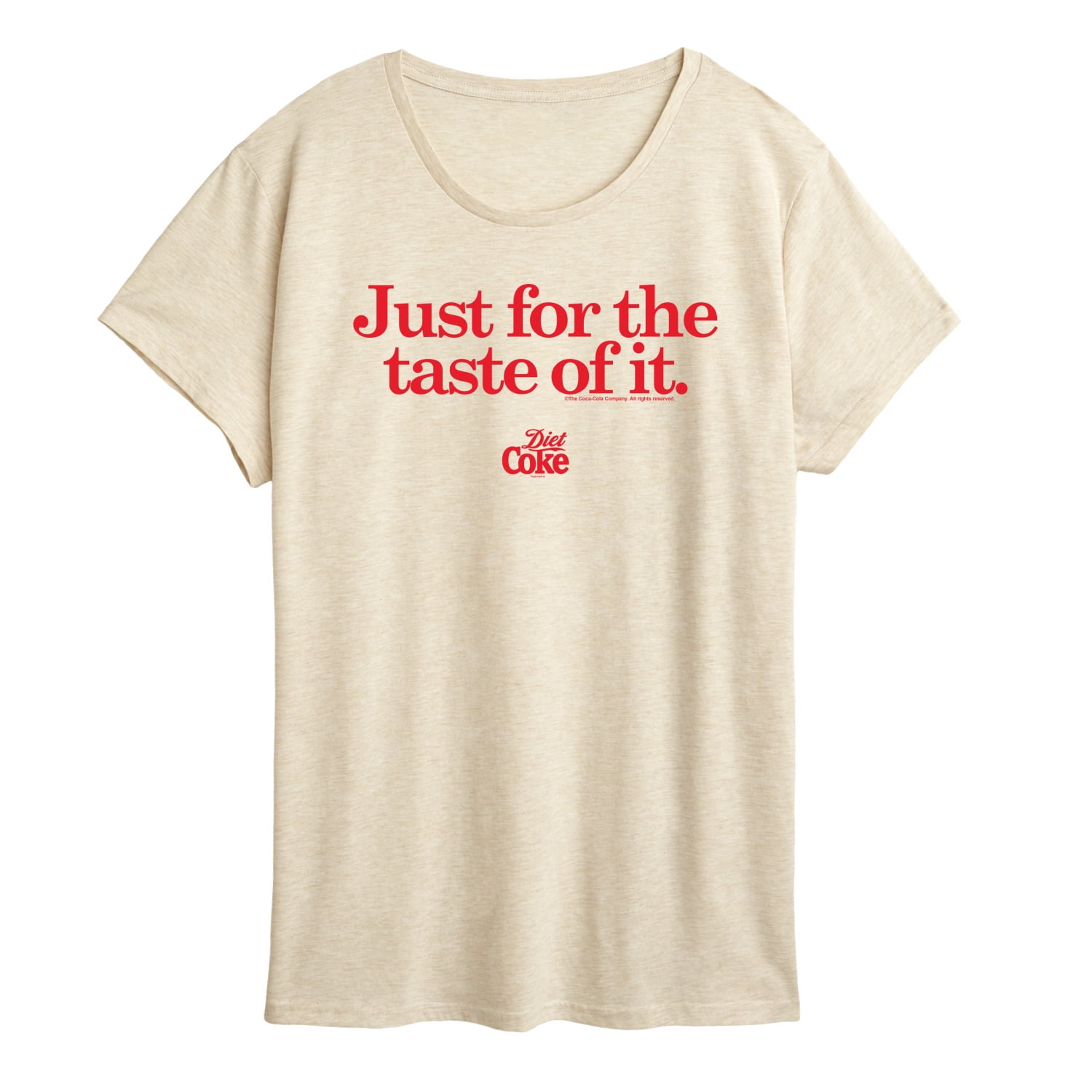 Diet Coke - Just For The Taste Of It - Ladies Short Sleeve Graphic T ...