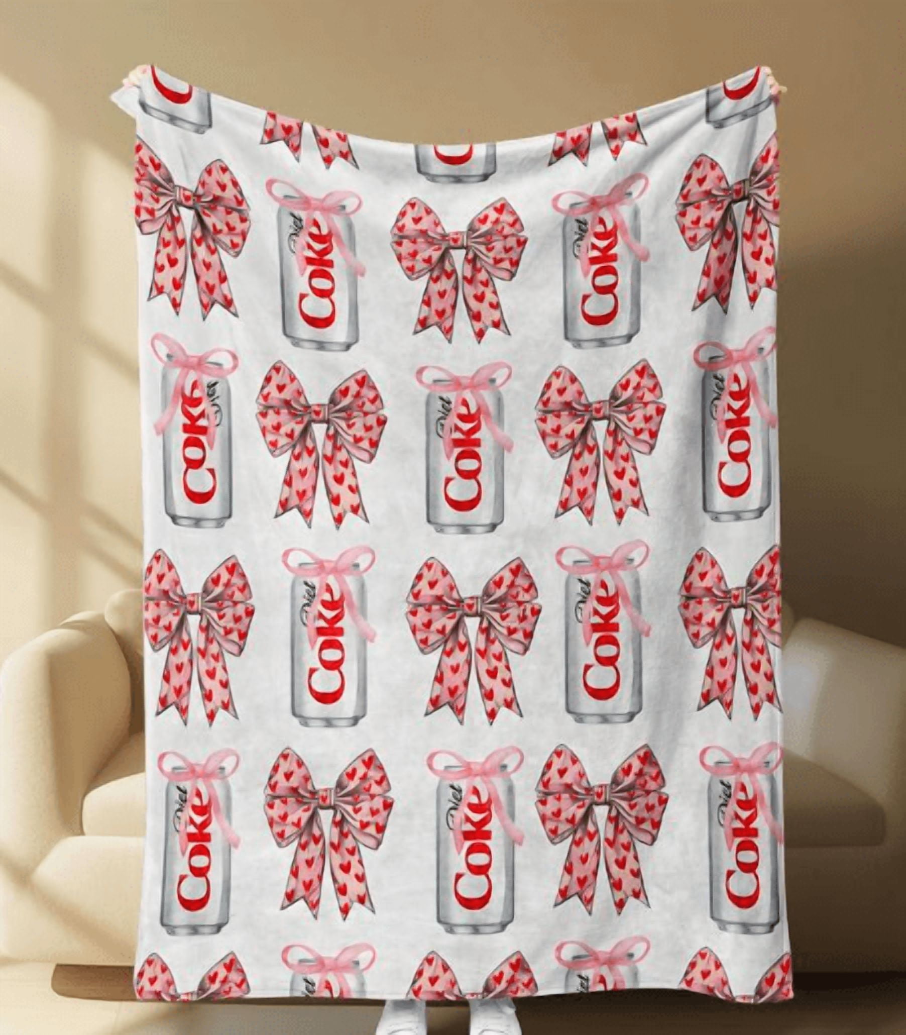 Diet Coke Series Blanket, Soft Skin-Friendly Material, Vintage Style ...