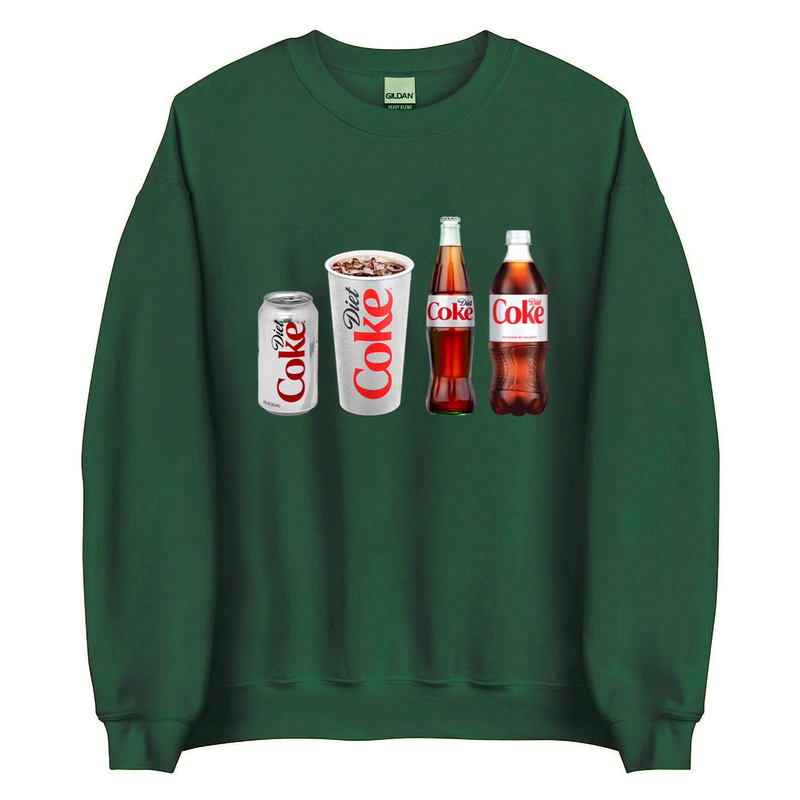 Diet Coke Shirt, Diet Coke Short Sleeve, Diet Coca Cola Crewneck, Gift ...
