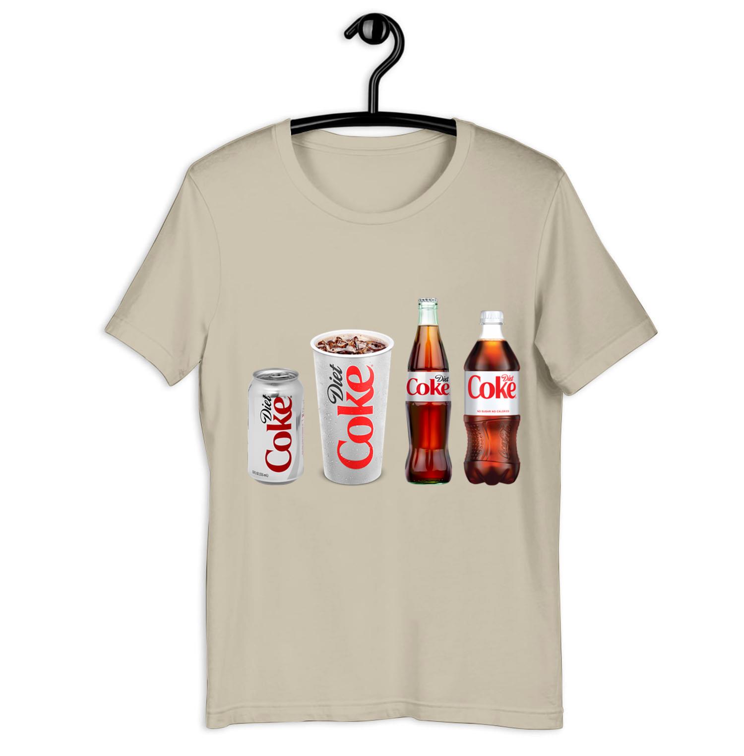 Diet Coke Shirt, Diet Coke Short Sleeve, Diet Coca Cola Crewneck, Gift ...