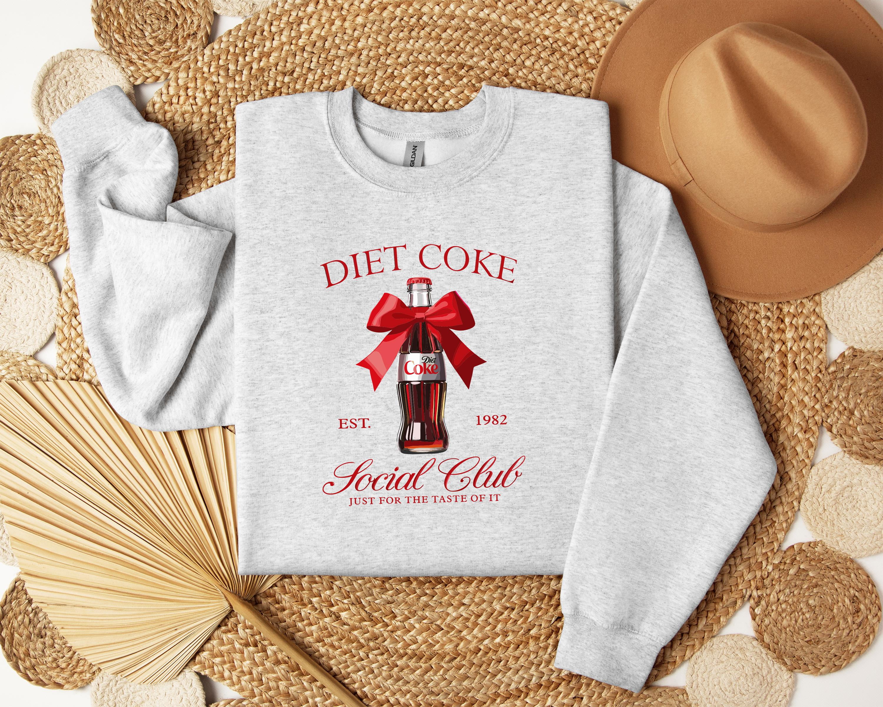 Diet Coke Social Club Crewneck Sweatshirt, Coca Cola Coquette Outfit ...