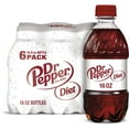Diet Dr Pepper Soda Pop, 16 fl oz, 6 Pack Bottles - Walmart.com