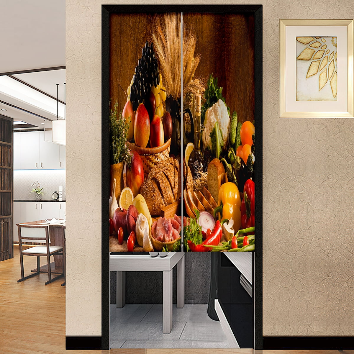 Diet Food Door Curtains Kitchen Partition Curtain Home Bedroom Living ...
