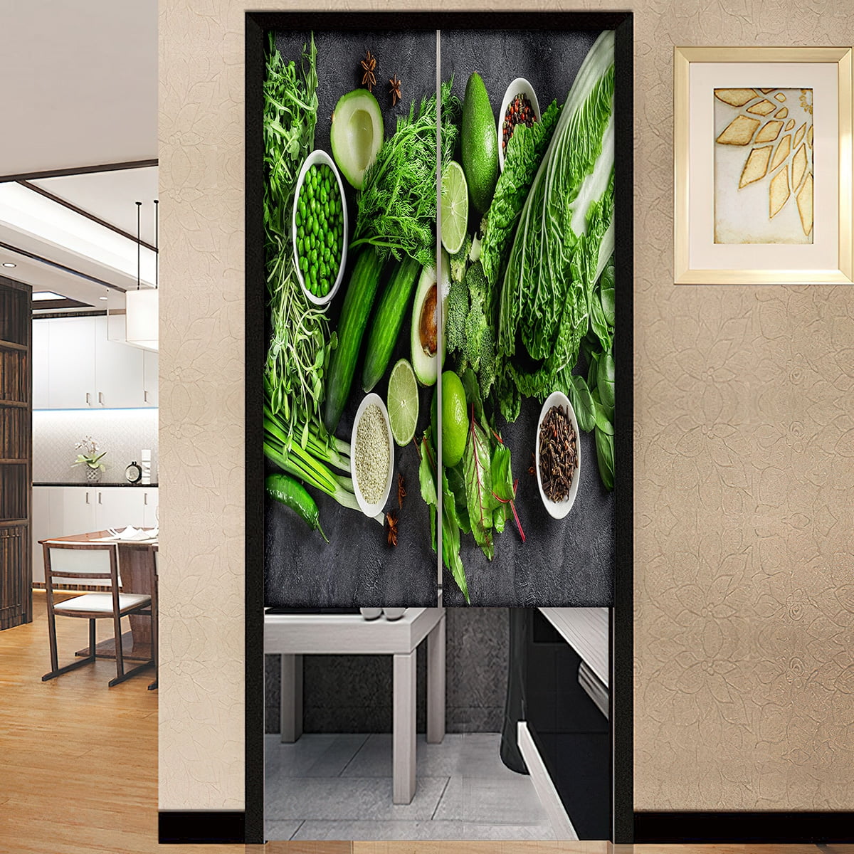 Diet Food Door Curtains Kitchen Partition Curtain Home Bedroom Living ...