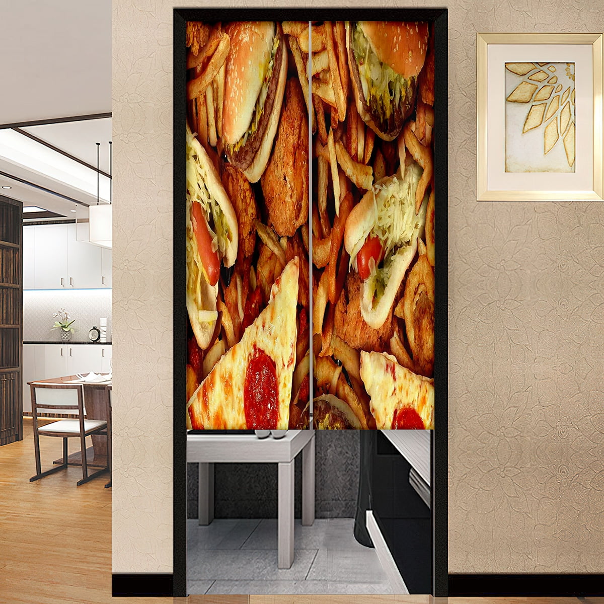 Diet Food Door Curtains Kitchen Partition Curtain Home Bedroom Living ...