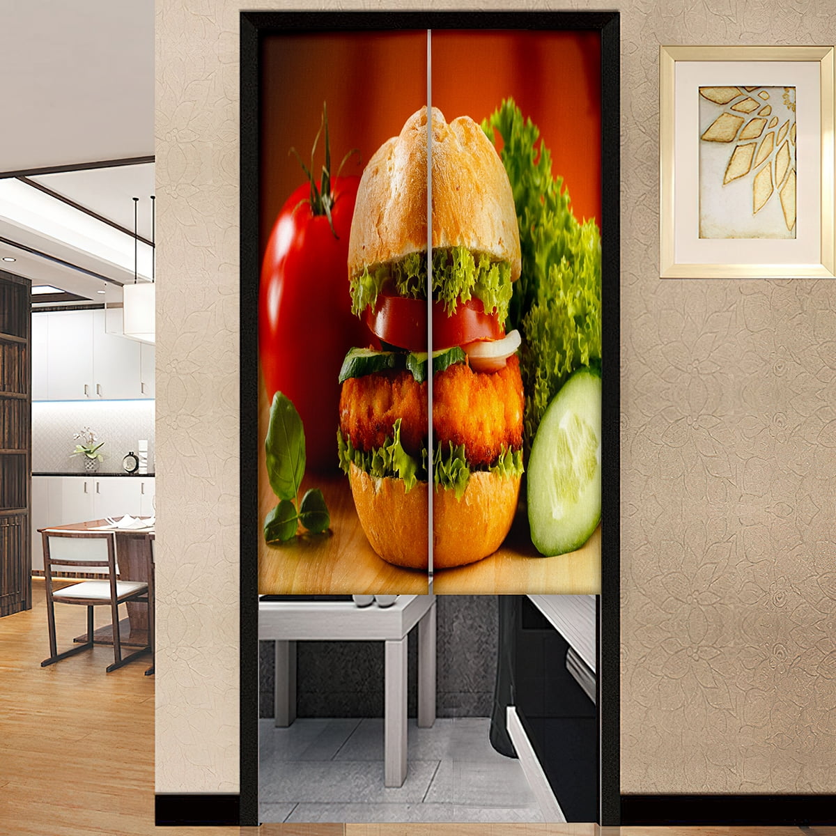 Diet Food Door Curtains Kitchen Partition Curtain Home Bedroom Living ...