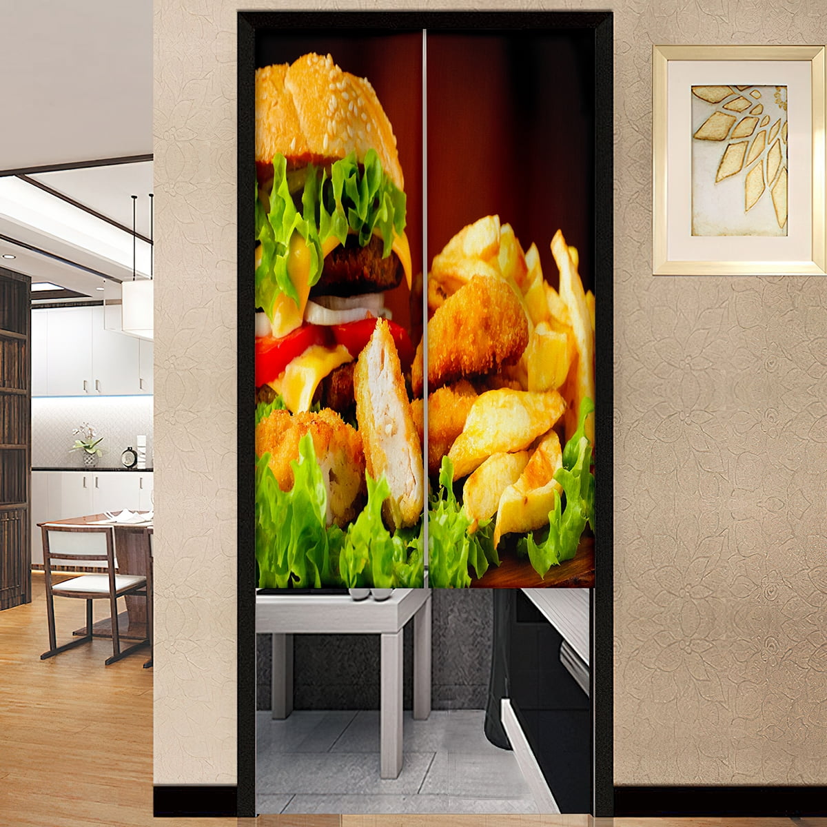Diet Food Door Curtains Kitchen Partition Curtain Home Bedroom Living ...