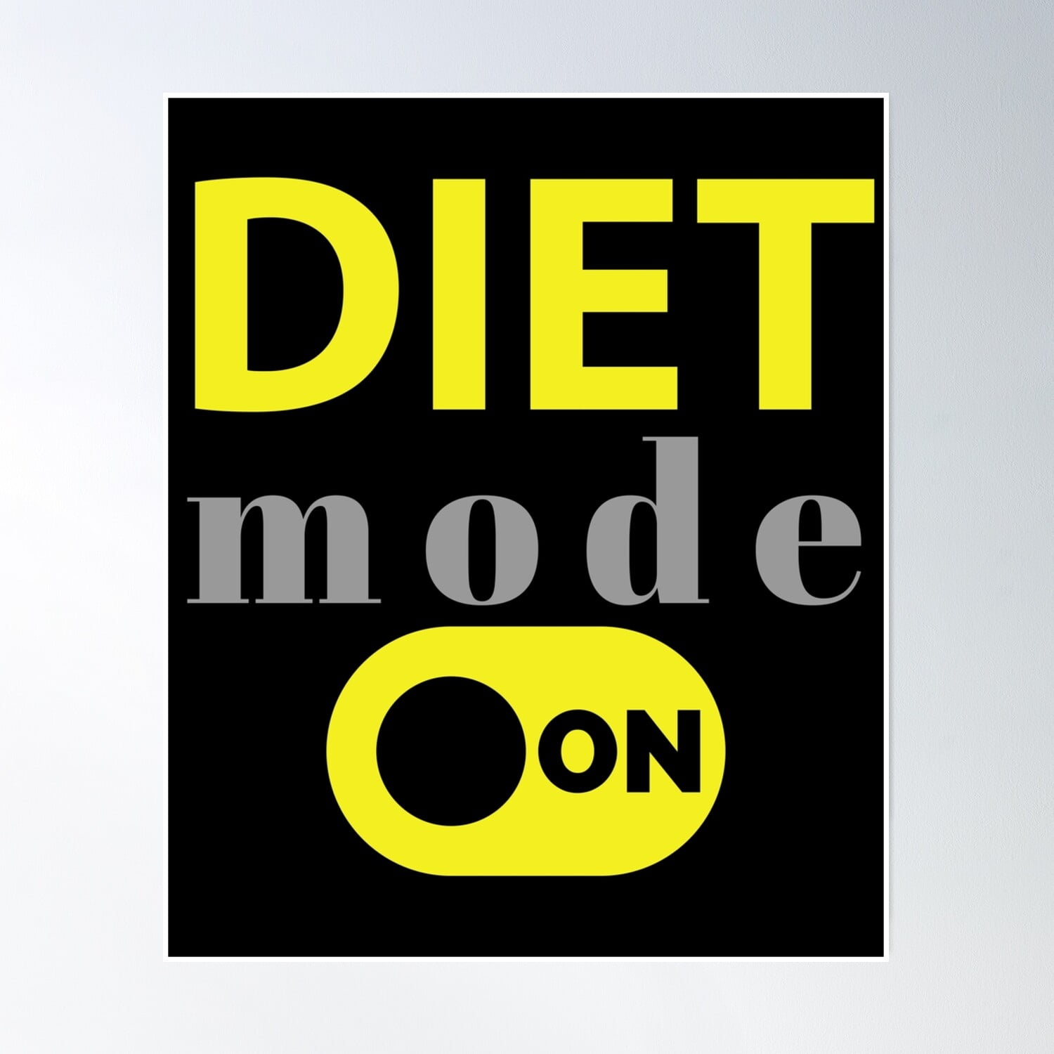 Diet Mode On, Pantone Color Of 2021. Ultimate Gray And Illuminating ...