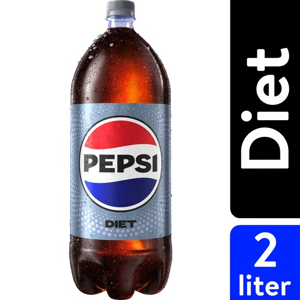 Diet Pepsi Cola Soda Pop, 2 Liter Bottle - Walmart.com