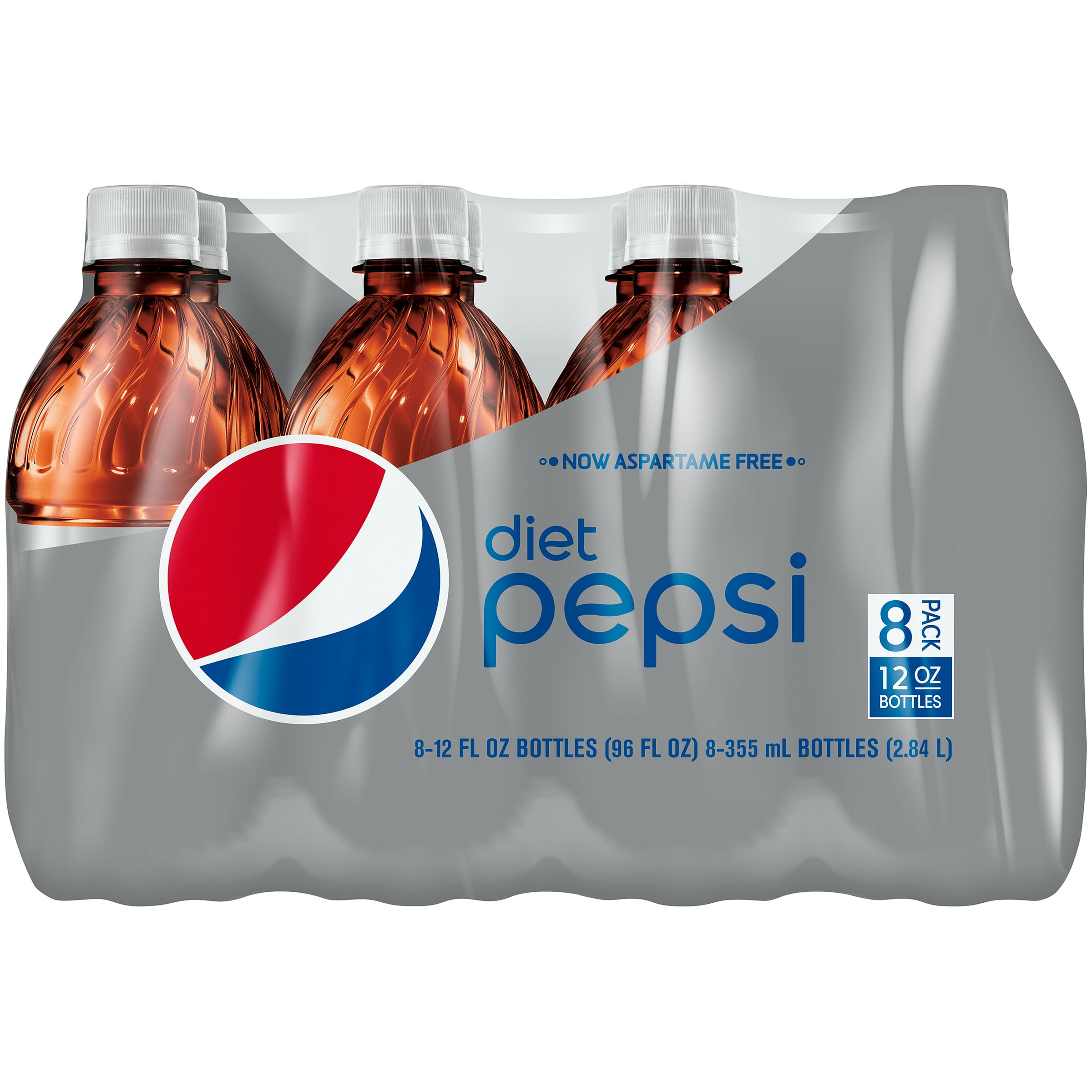Diet Pepsi Soda, 12 Fl. Oz., 8 Count - Walmart.com