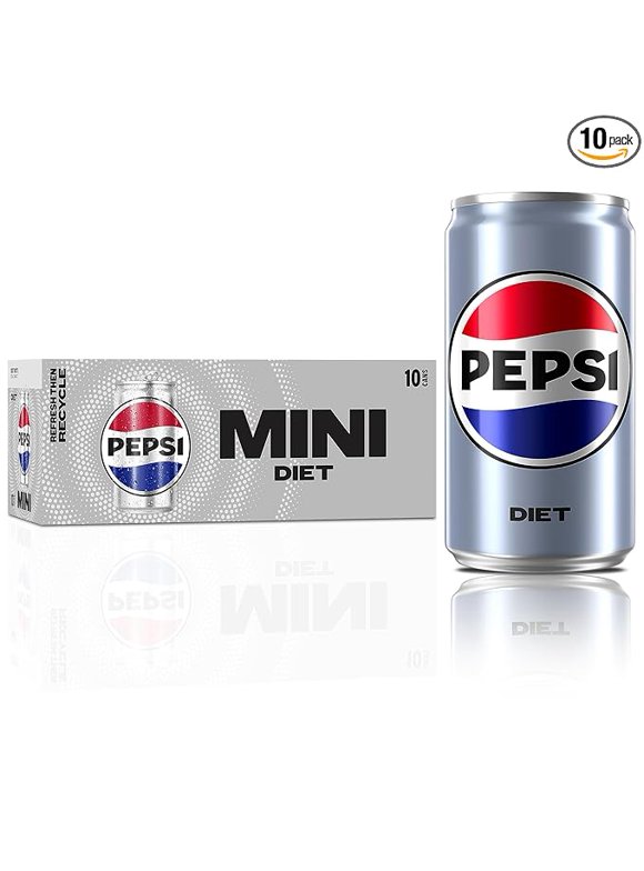 Pepsi Mini Cans in Soda Pop - Walmart.com
