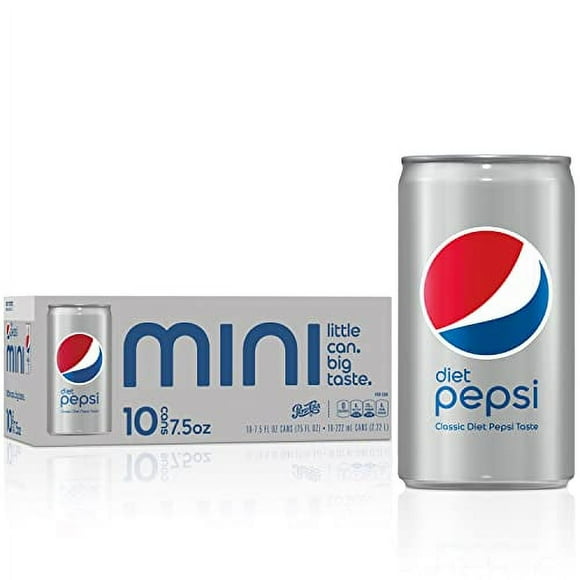 Pepsi Mini Cans in Soda Pop - Walmart.com