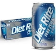 Diet Rite Pure Zero Cola Drinks, Caffeine Free, 12 fl oz, 12 Pack Cans ...
