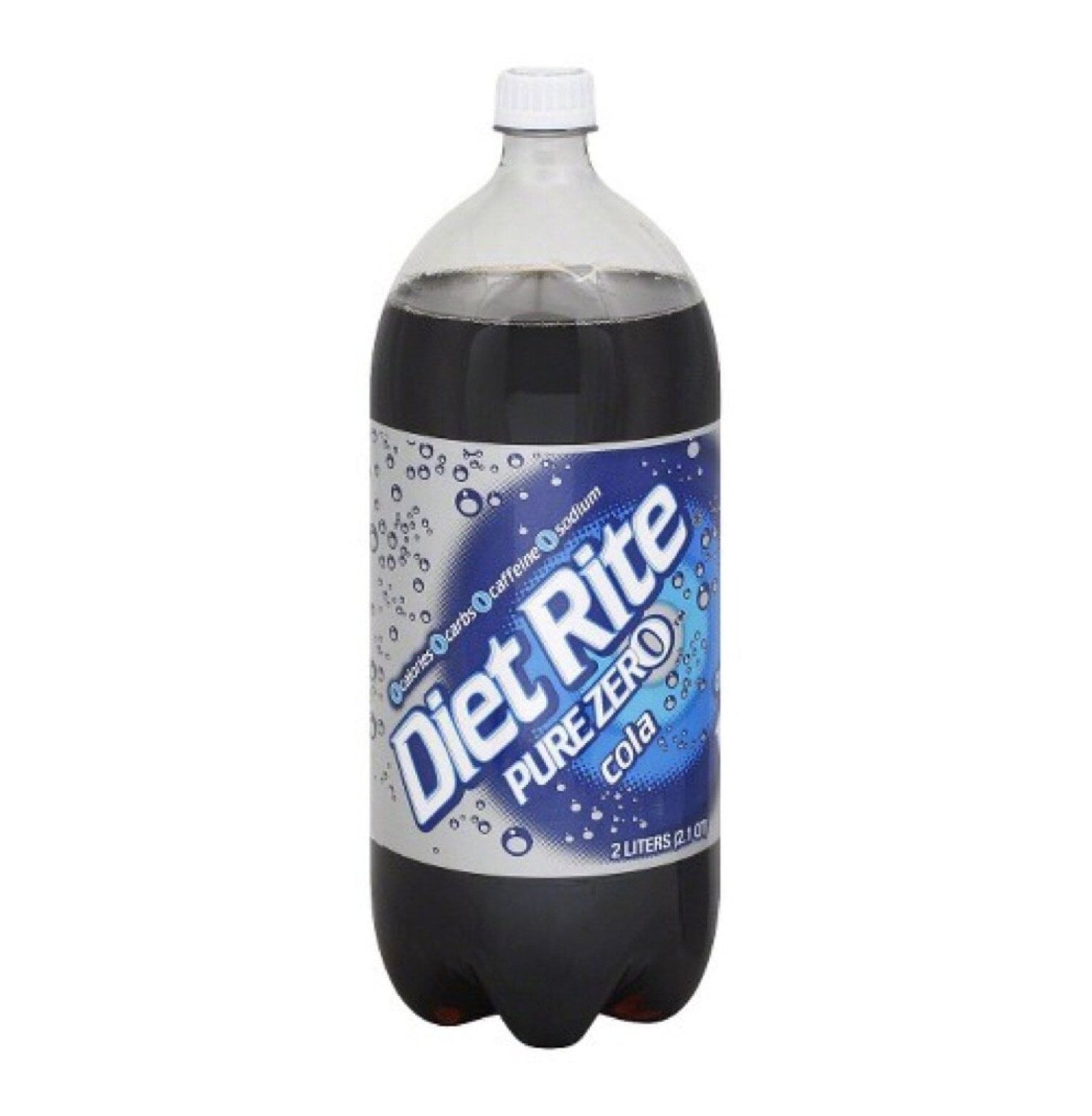 Diet Rite Cola, 2 Liter (Pack of 8) - Walmart.com