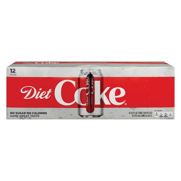 Diet Soda Cans - 12 pack, 12 fl oz - Walmart.com