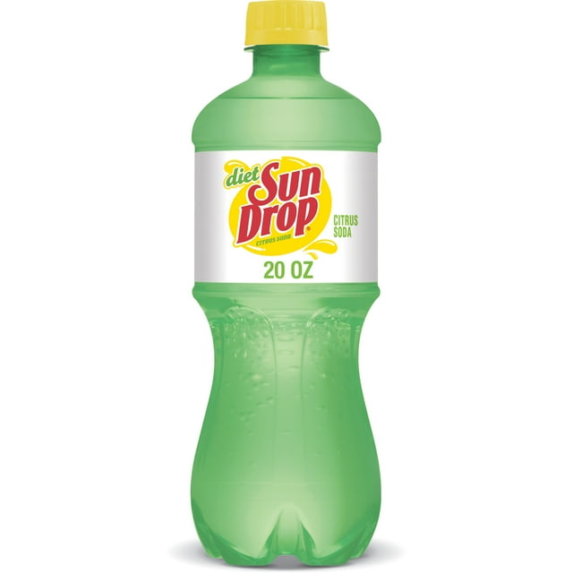 Diet Sun Drop Citrus Soda Pop, 20 fl oz, Bottle - Walmart.com