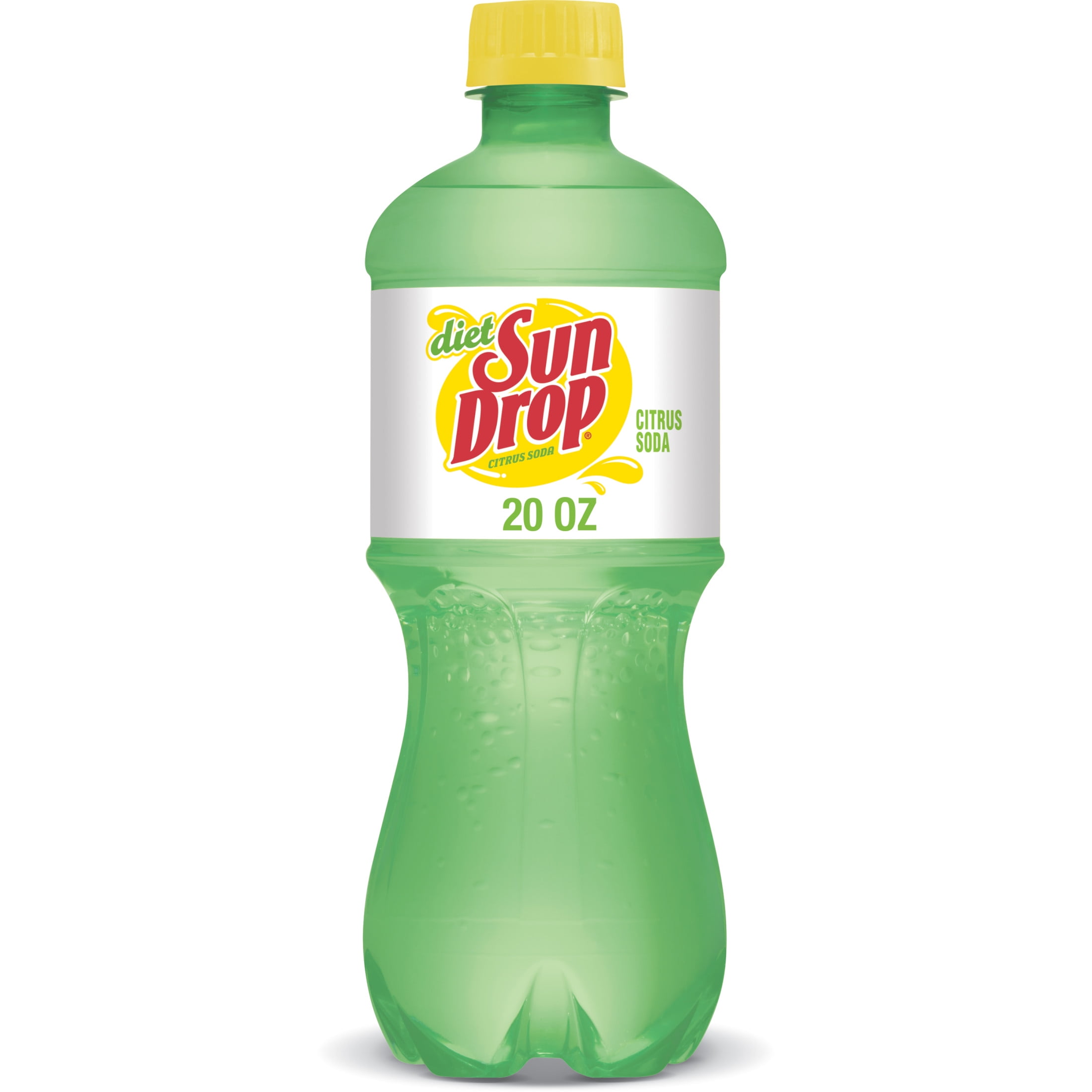 Diet Sun Drop Citrus Soda Pop, 20 fl oz, Bottle - Walmart Business Supplies