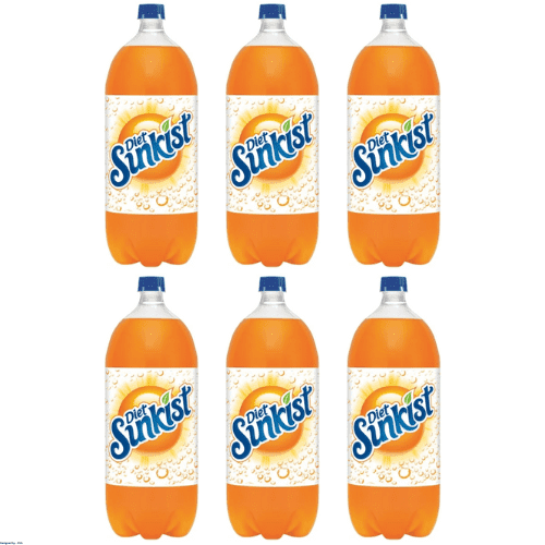 Diet Sunkist Orange Soda, 2 Liter Bottles, 6 Pack - Walmart.com