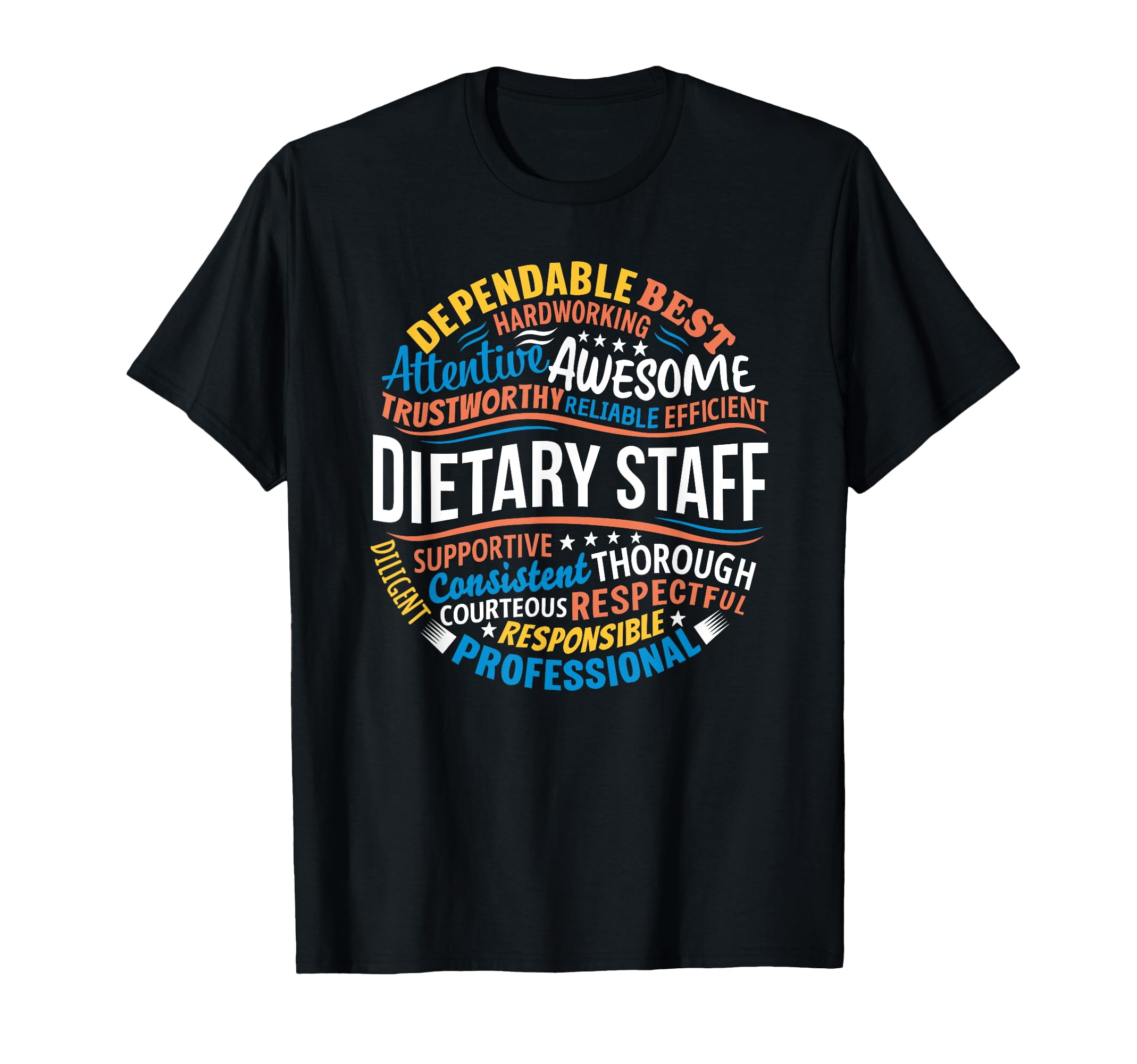 Dietary Appreciation Gifts Staff Food Service Dietary Week T-Shirt ...