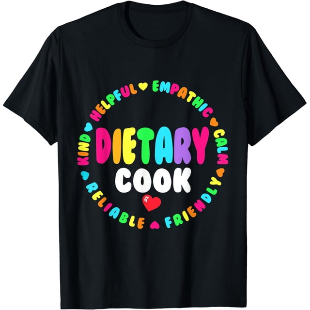Dietary Cook Appreciation Week healthcare Dietitian Squad T-Shirt ...