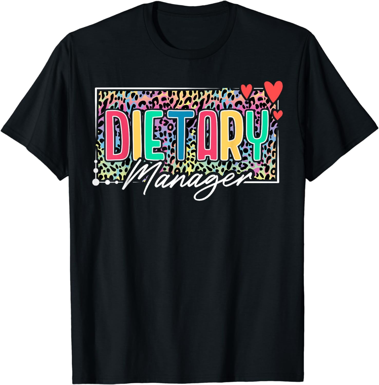 Dietary Manager Leopard T-Shirt - Walmart.com