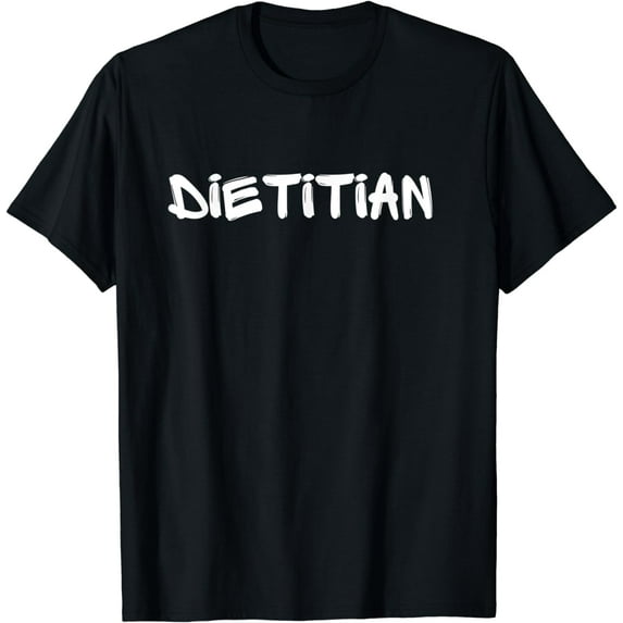 Dietitian Graffiti Text T-Shirt - Walmart.com