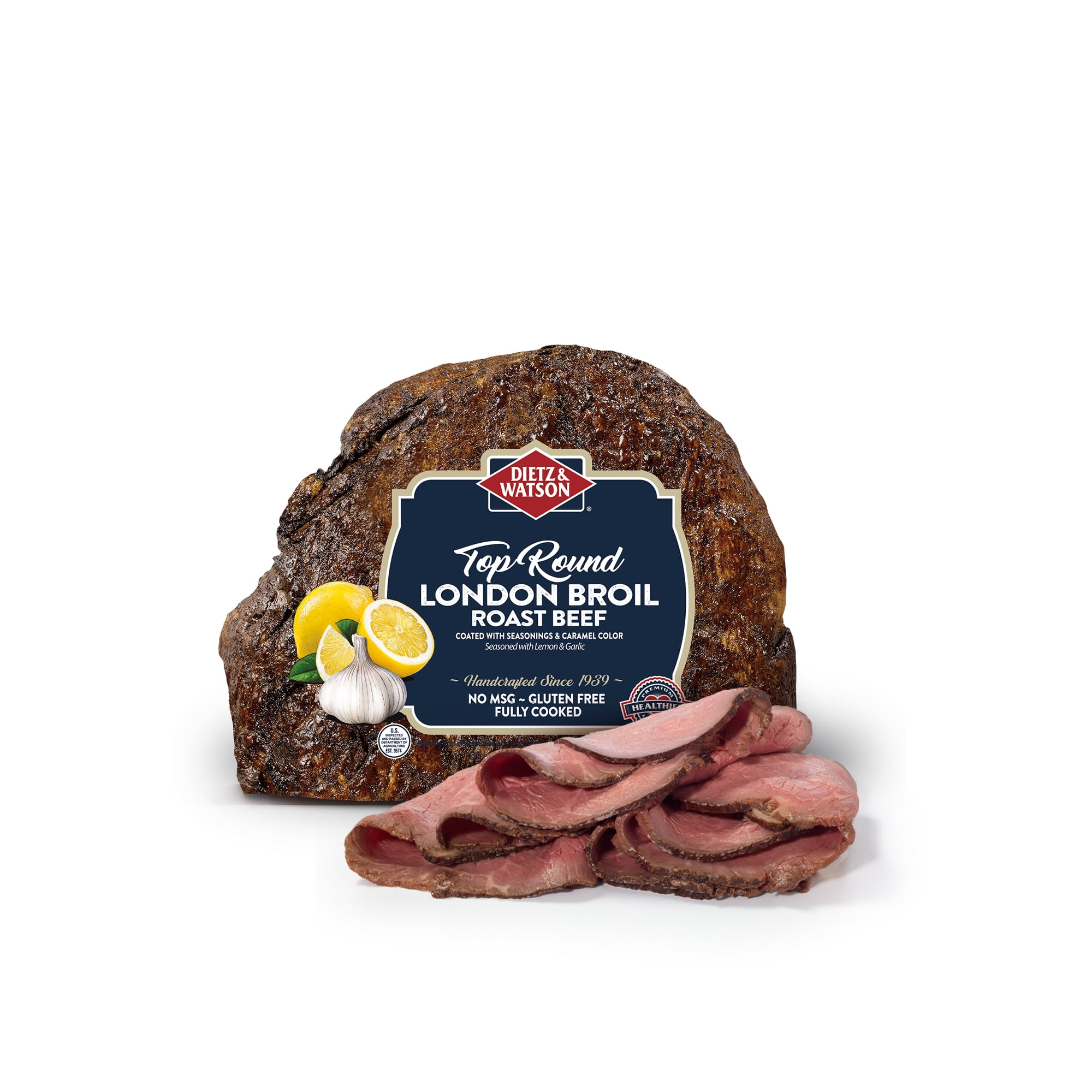 Dietz & Watson Top Round London Broil Roast Beef, Deli-Sliced - Walmart.com