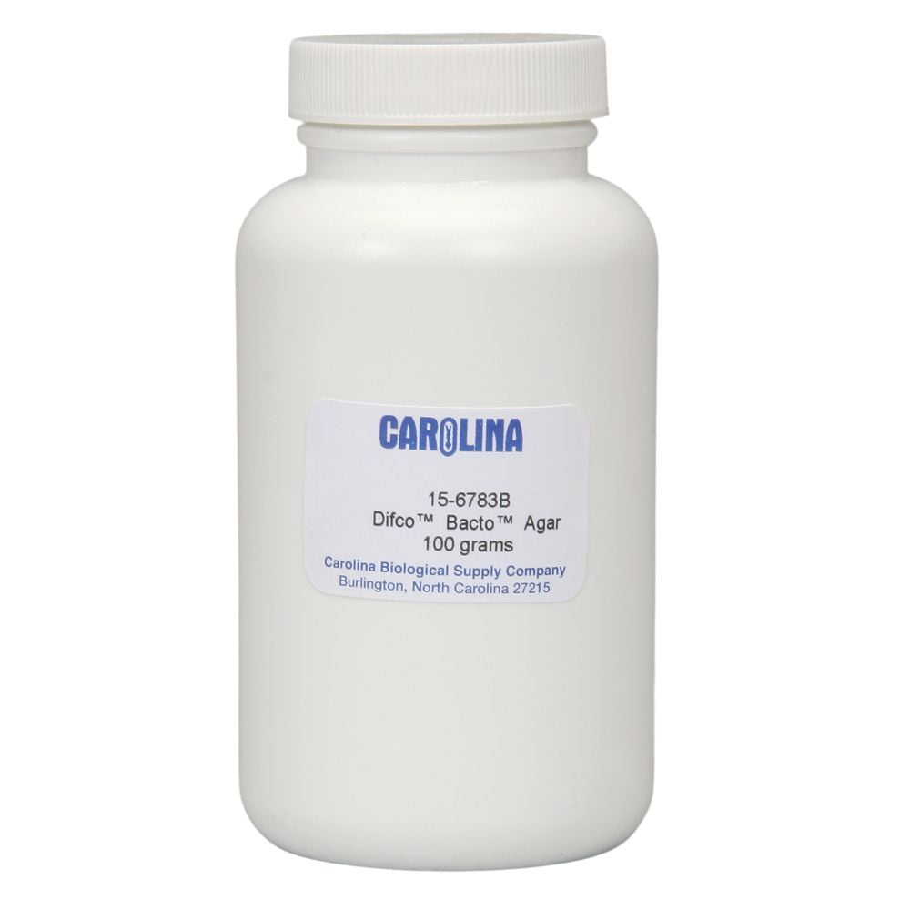 Difco Bacto Agar, Dehydrated Medium, 100 G - Walmart.com