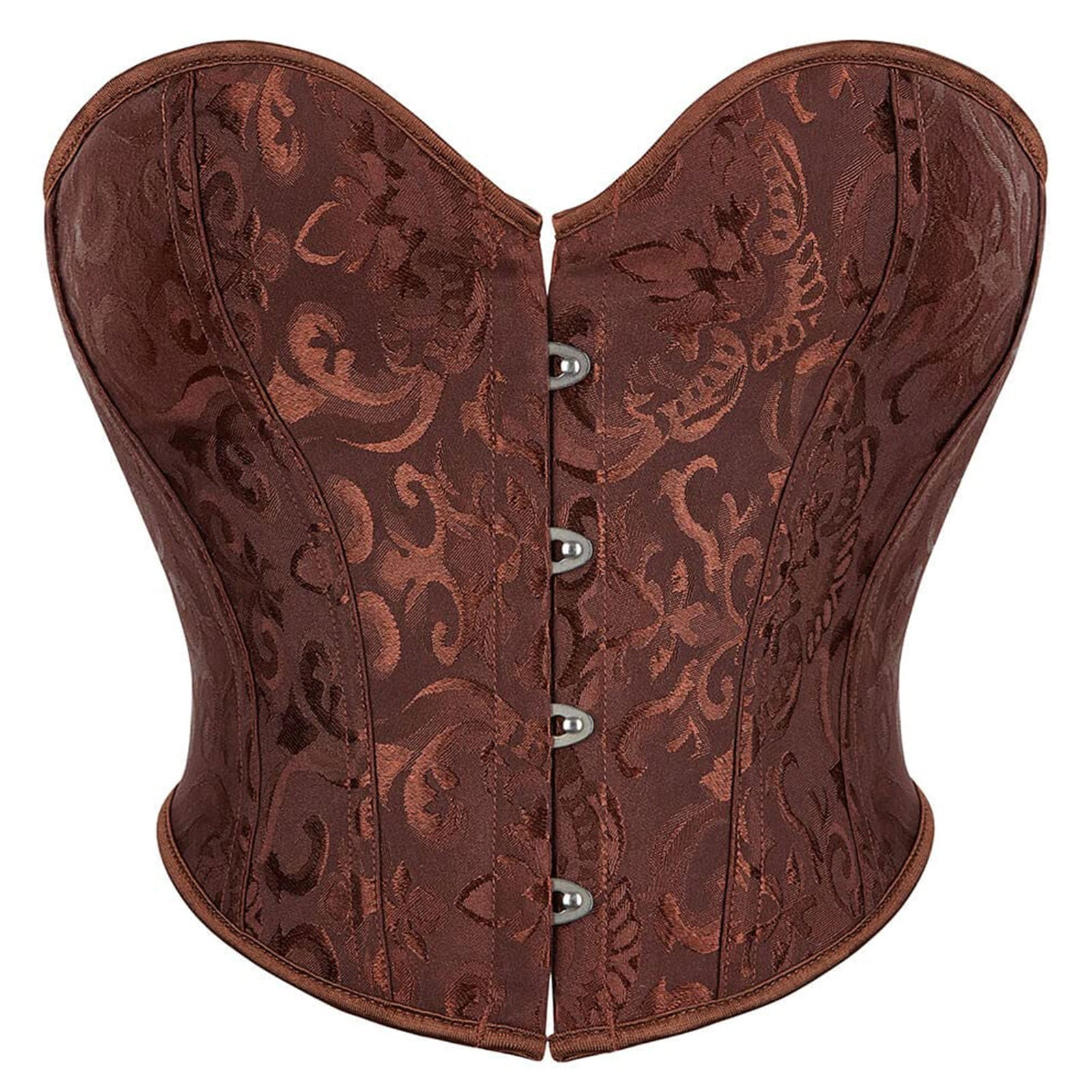 Difdany Women Plus Size Overbust Corset Ladies Bustiers Body Shaper ...