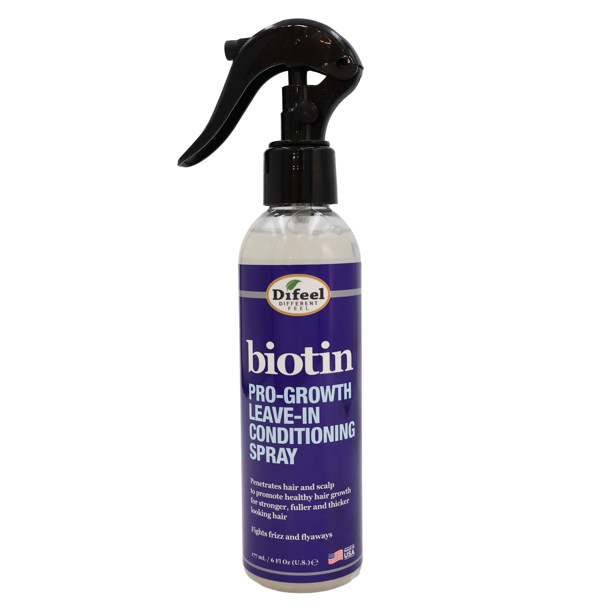 Difeel Biotin Pro-Growth Leave-in Spray, 6 Oz., Pack of 3 - Walmart.com