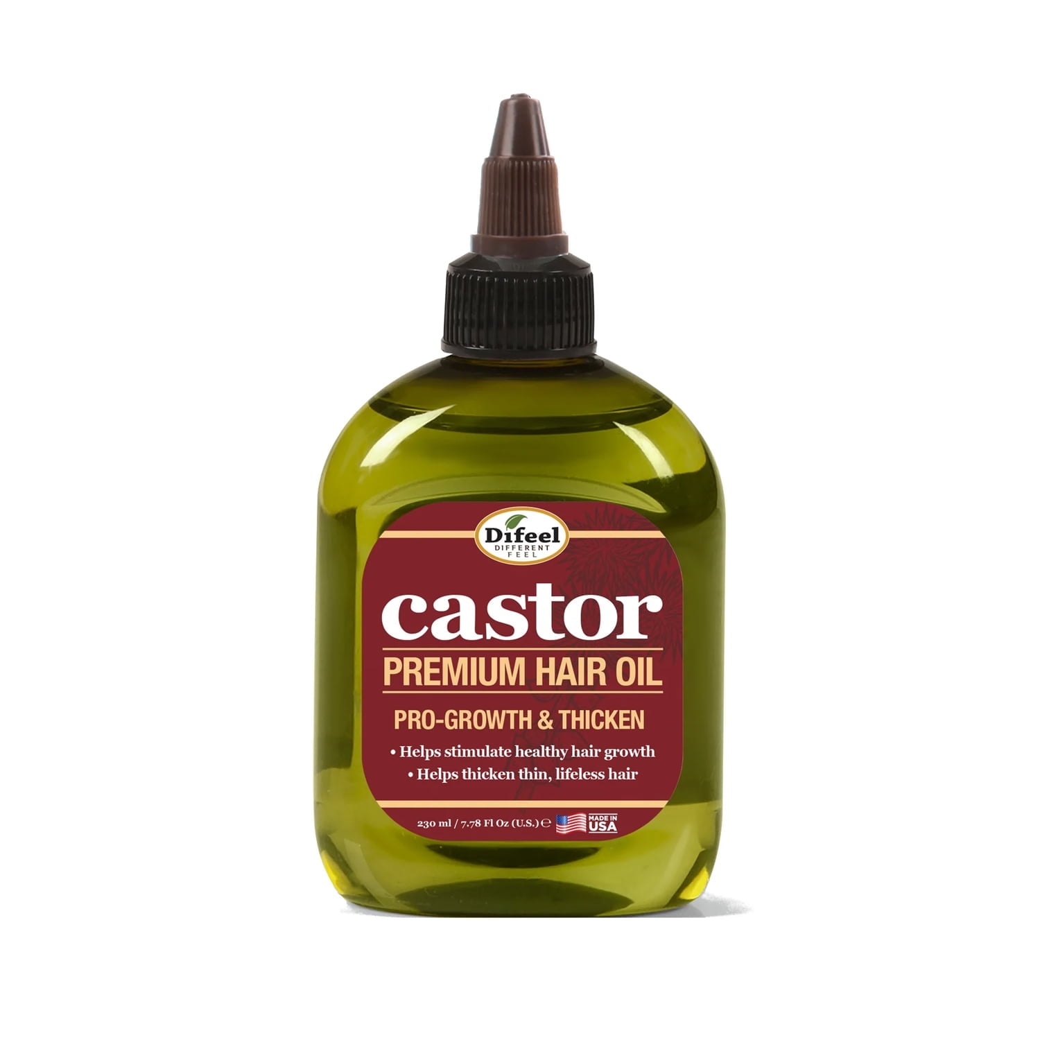 Difeel Castor Pro Growth Hair Oil for Healthy Hair Treatment, 7.1 Oz ...
