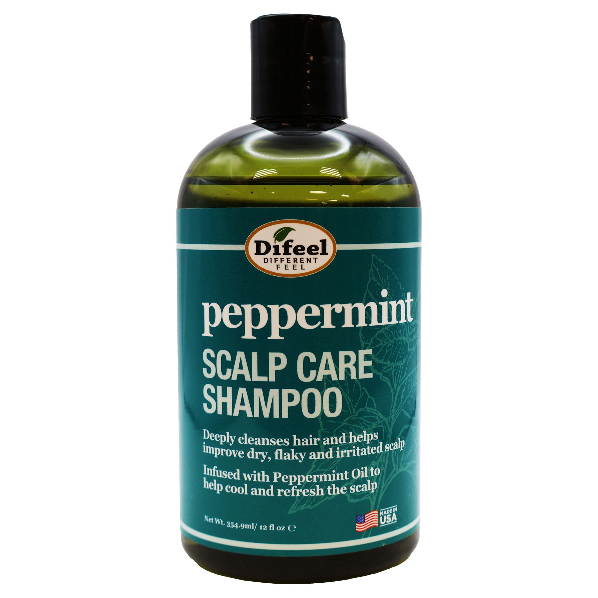 Difeel Peppermint Scalp Care Shampoo 12 Oz., Pack of 2 - Walmart.com