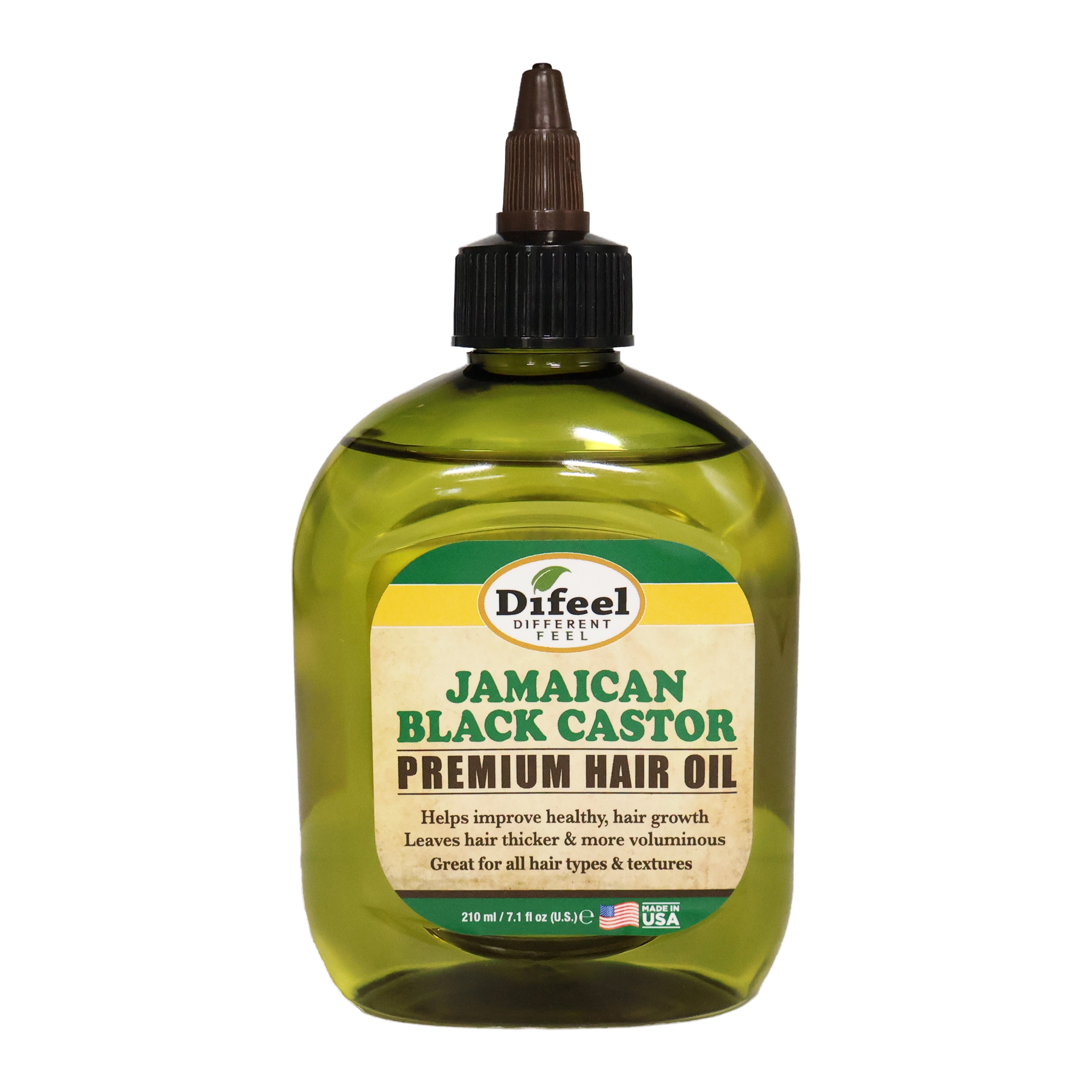 Difeel Premium Natural Hair Oil Jamaican Black Castor, 7.1 Oz., Pack of ...