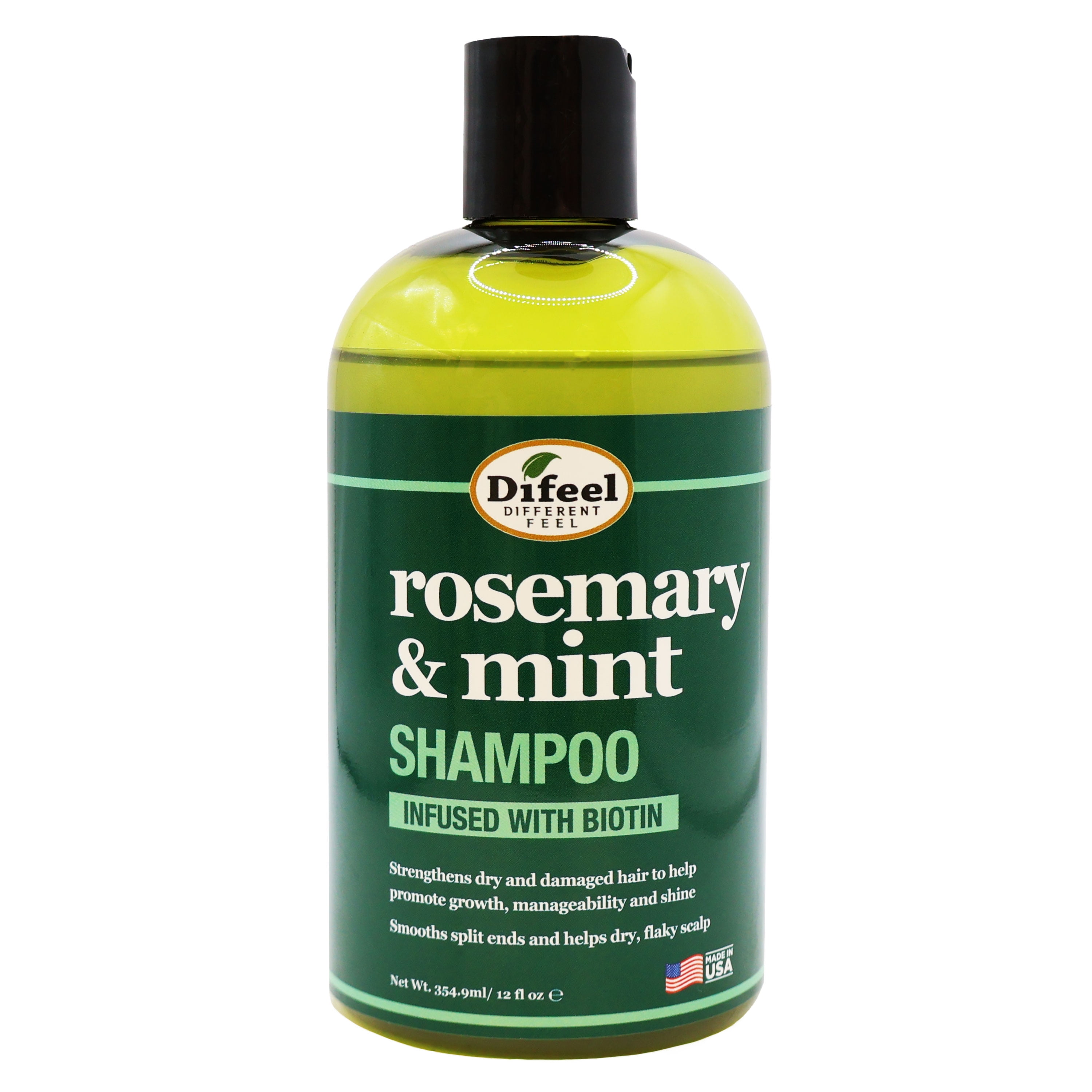 Difeel Rosemary and Mint Hair Shampoo 12 Oz. - Walmart.com