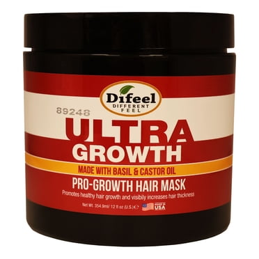 Difeel Growth and Curl Biotin Hair Mask 12 Oz., Pack of 12 - Walmart.com