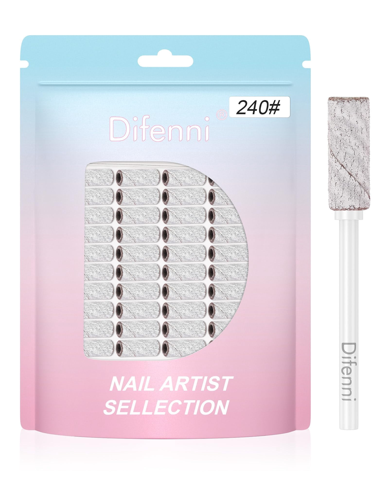 Difenni Mini Sanding Bands for Nail Drill 240 Grit Small Sanding Bands ...