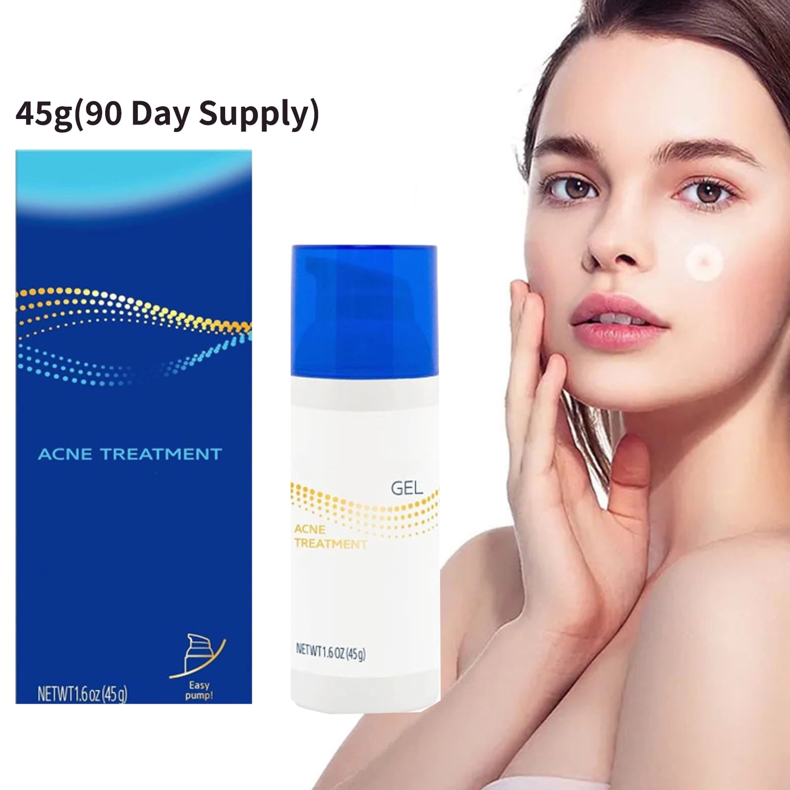 Diff-erin Acne Treatment Gel 30-Day Supply Effective 0.1% Adapalene ...