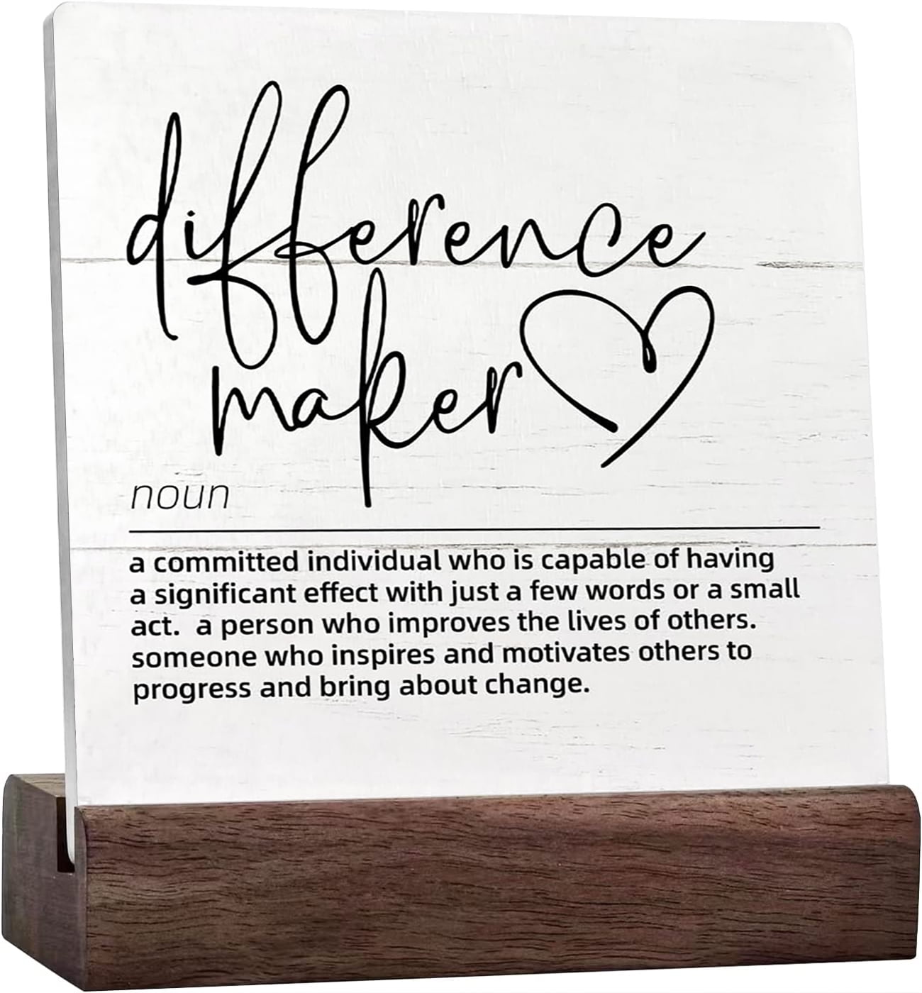 Difference Maker Gift,Difference Maker Definition Ceramic Table Plaque ...