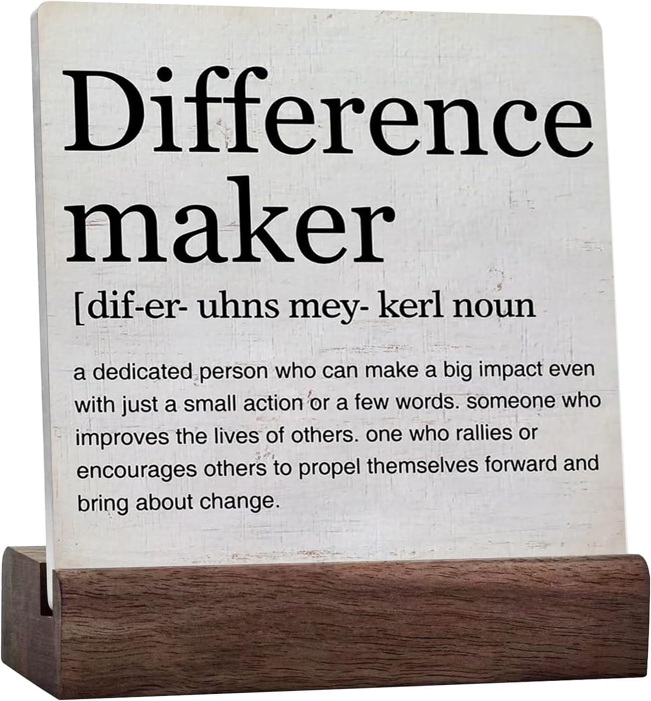 Difference Maker Gift Difference Maker Definition Art Desk Decorative ...