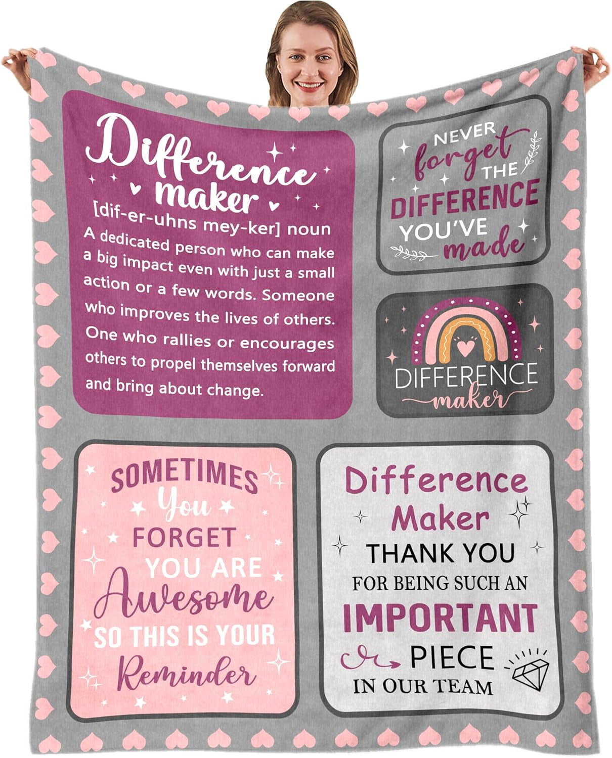 Difference Maker Gifts for Women, Thank You Appreciation Gifts for ...