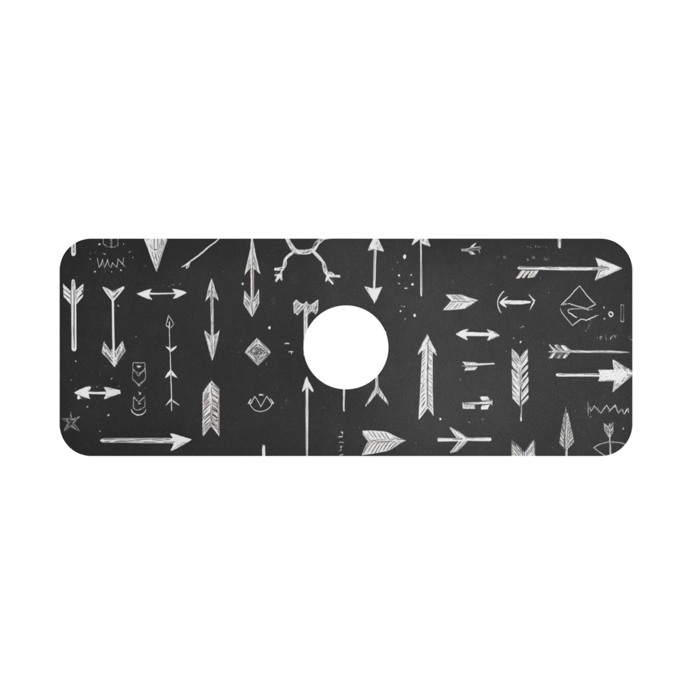 Different Arrows on Black Background Kitchen Sink Splash Guard ...