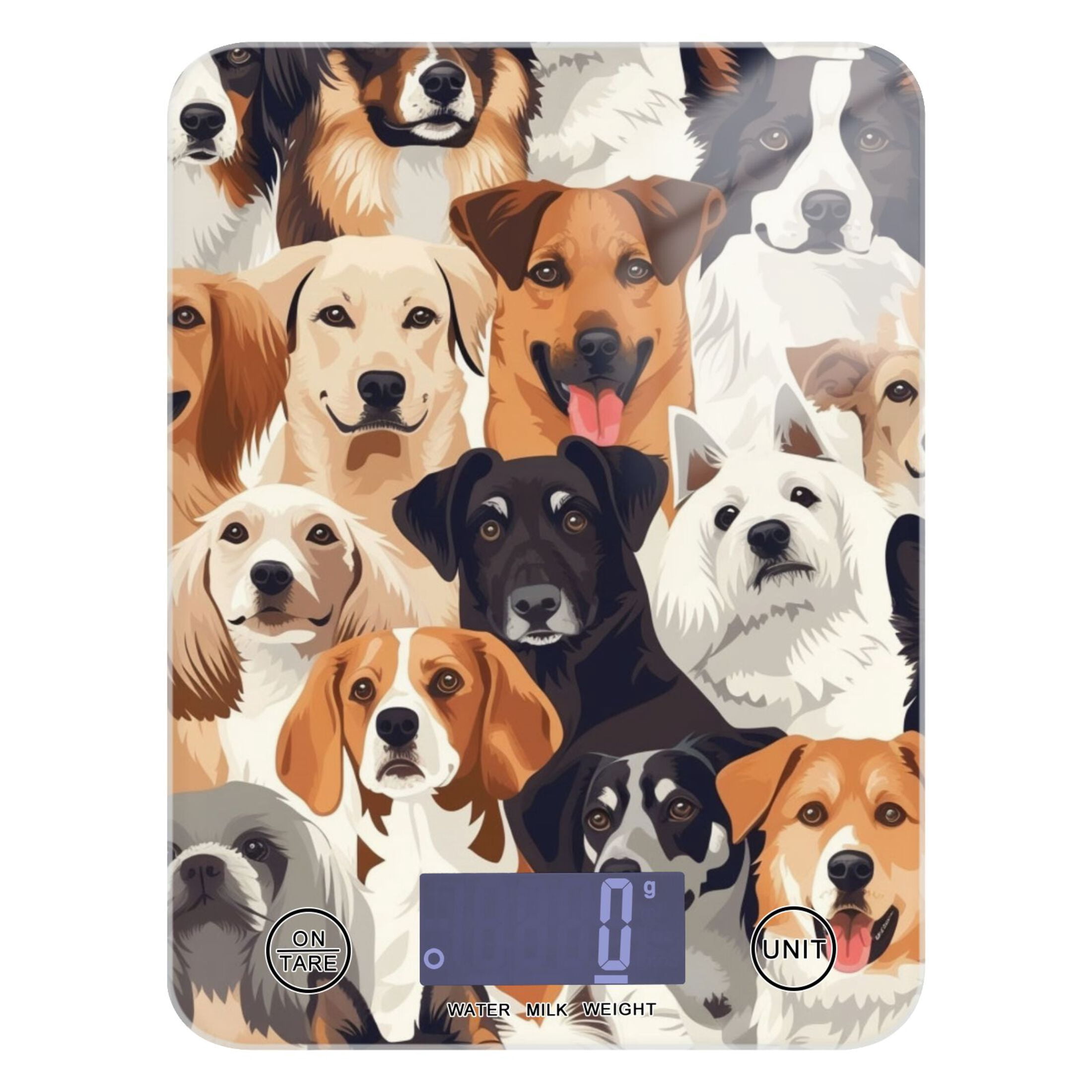 Different Breeds Dogs Food Scale Multifunction Digital Kitchen Scale ...