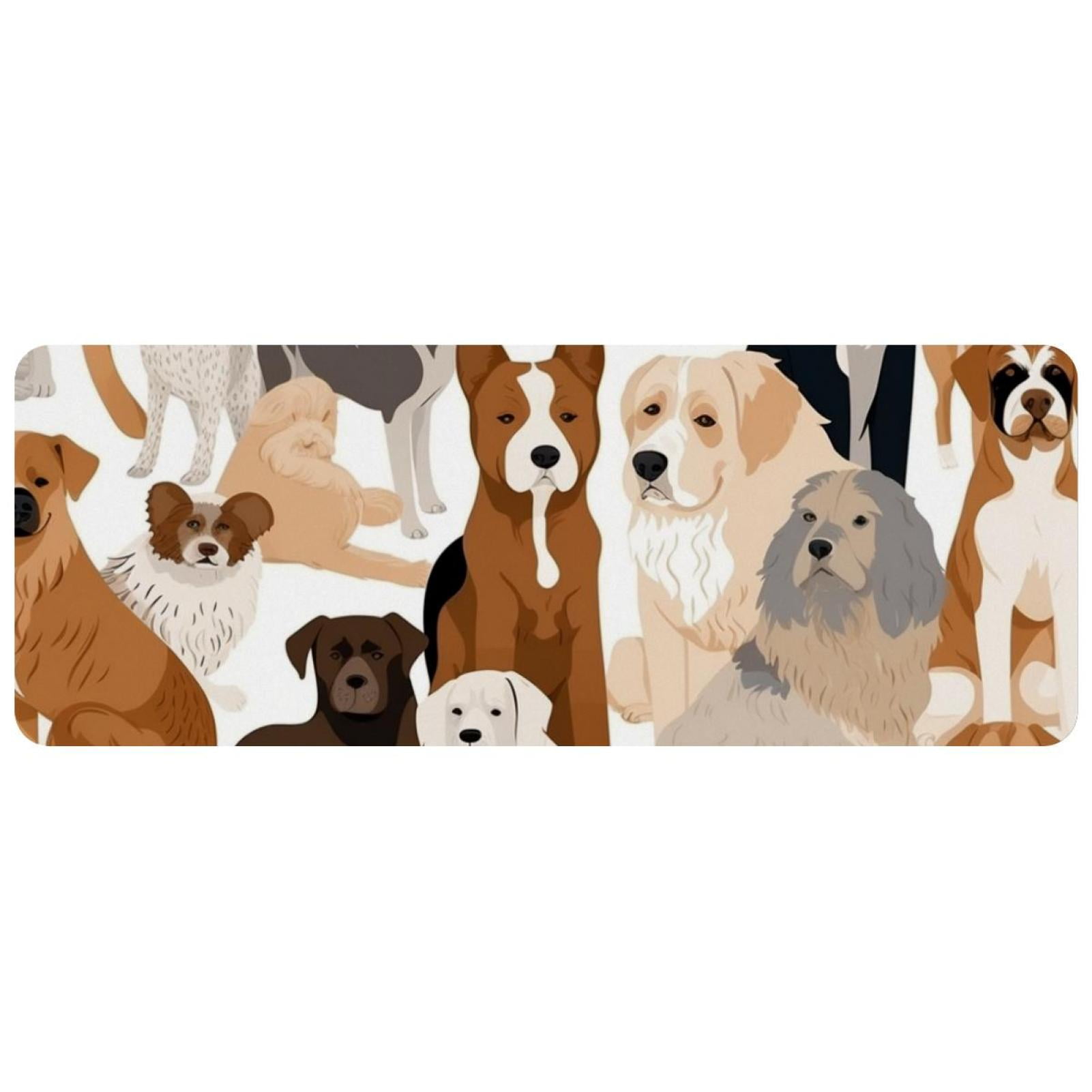 Different Breeds of Dog Mouse Pad for Wireless Mouse Home Office Desk ...